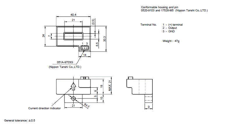 HC-TTB | Hall-Effect Current Sensor | Kohshin Electric Corporation